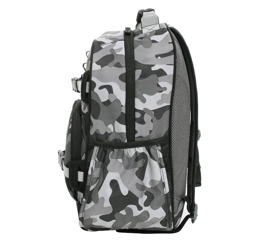 Mackenzie Grey Classic Camo Reflective Backpacks | Pottery Barn Kids AU